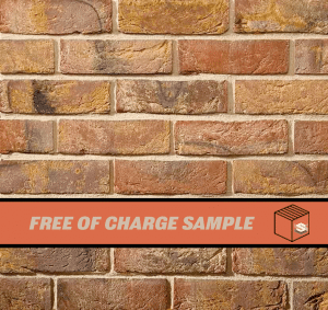 Brick Slips | Middleton Blend Sample | Orange | Slips From Stock