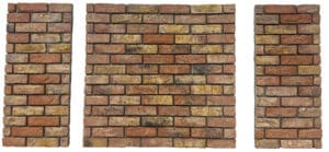 Fireplace Brick Panels | Middleton Blend | Slips From Stock