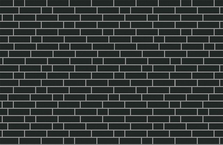 Brick Slips - Anthracite Smooth Black Blend - Slips From Stock