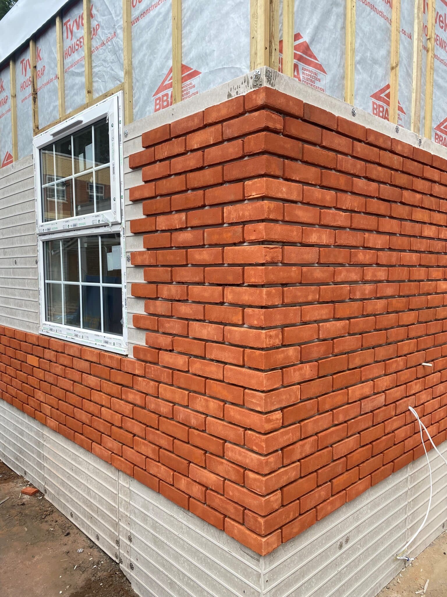 Brick Slip cladding panel tracking system